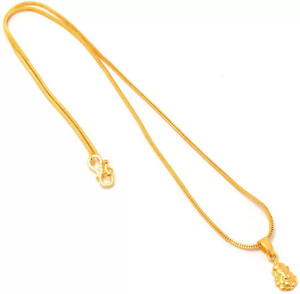 RV jewels Simple Chain with Pendant Lord Ganesha Locket Ganpati Ganesh ...