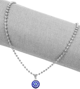 Stylewell Dual Side Chakra Round Blue Stone Evil Eye Nazar Suraksha ...