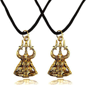 Stylewell Set Of 2 God Shiva Mahadev Shankar With Trishul Snake Locket ...