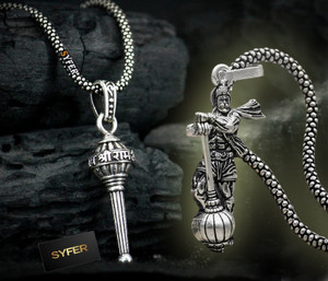 Syfer Lord Hanuman With Gada Pendant for Men & Women, Hanuman Locket ...