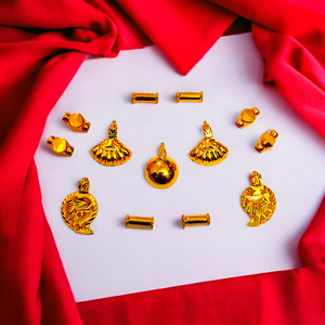 TGS GOLD COVERING Thali Urukal Mangalsutra set Mangalyam Gold-plated ...