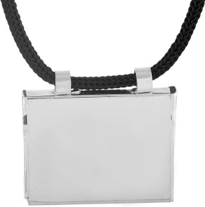 DULCI Silver Plated Square Shape Tabiz Tabij Lucky Charm Amulet Pendant ...