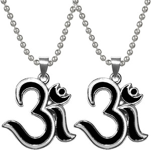 Stylewell Pack Of 2 Black Om Chand Shiva Mahadev Shankar Mahakaal ...
