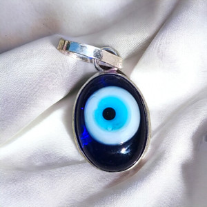BRAJSTORE Round Shape EviL Eye Nazar Locket Pendant Metal Locket Price ...