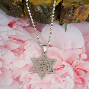 Shiv Jagdamba Personalised Charm Star Third Eye Chakra Om Symbol ...