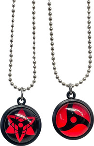 sky enterprises Anime Naruto Necklace Logo Luminous Pendant Chain Steel ...