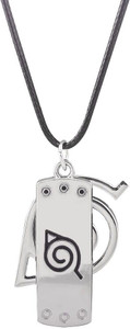 RVM Jewels Naruto Inspired Double Bands Konoha Sign Logo With 2 Pendant ...