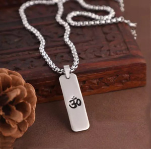 syrma Om Pendant for Men and Women, Om Locket for Boy & Girl (2 Sided ...