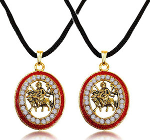 Stylewell Set Of 2 Oval Shri Durga Vaishno Devi Maa/Sherawali Mata ...