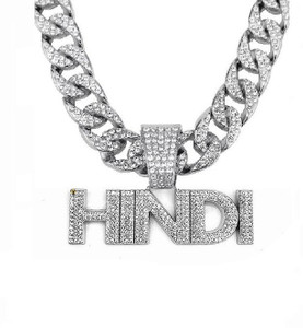 vien Mc Stan HINDI Style Link Chain for Men Women Miami Necklace Iced ...