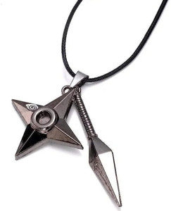 Agarwalproduct Naruto Inspired Ninja Gear and Shield Logo Pendant ...
