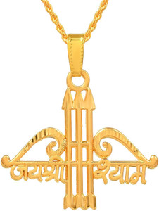 pompeo Gold Plated Symbol of Khatushyam Khatu Shyam Ji Jai Shri Shyam ...
