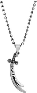 AFH Ya Ali Madad ZULFIQAR Imam Ali Sword Religious Pendent For Men ...