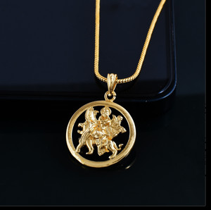 PYR Fashion maa locket for boys Gold-plated Brass Pendant Set Price in ...