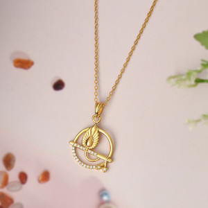 NAVYA ART krishna locket for boys Gold-plated Brass Pendant Set Price ...