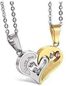 Animated NA Stainless Steel Locket Set Price in India - Buy Animated NA ...