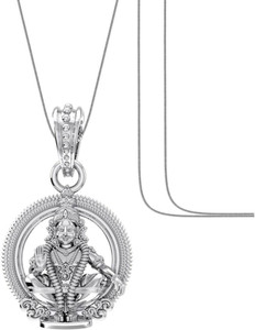 Akshat Sapphire Sterling Silver (92.5% purity) God Ayyappa Chain ...