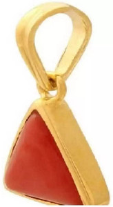 Chopra Gems Red Coral Pendant/Locket (Moonga/Munga Stone Pendant ...