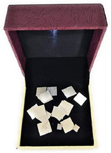 Kashvi Luck Chandi Ke Chakor (11 Piece)|Square Piece , 1.5cm (4.5G ...