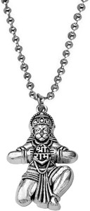 Shiv Hari Hanuman Bajrangbali with shree RAM Silver Chain Pendant Set ...