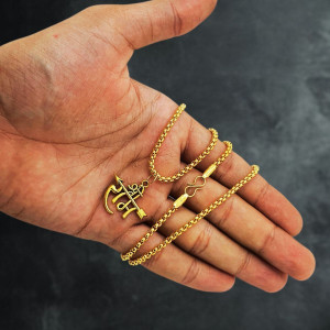 Radhika Collection RAM Dotted Locket Pendant With Dhaga For Men's, Boy ...