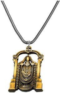 AFH Lord Tirupati Balaji Venkateswara Bronze locket with Snake Chain ...