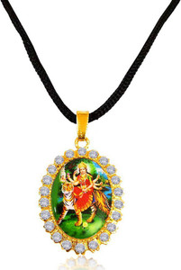 Stylewell Multicolor Oval Shri Durga Vaishno Devi Maa/Sherawali Mata ...