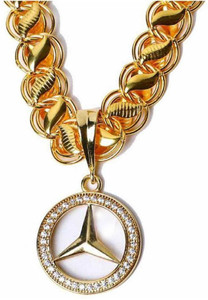 Vitthalesh Mercedes Benz & koyali chain Diamond Gold-plated Plated ...