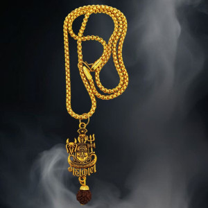 Kuttumb Gems & Jewels God Lord Shiva Mahadev Mahakaal Locket Pendant ...