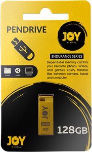 JOY JDIN-128PD 128 GB Pen Drive Compatible with Audio Player, Desktop ...