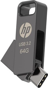 HP 886C 64GB OTG TYPE C USB 3.2 64 GB Pen Drive Compatible with Laptop ...