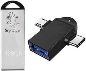 srp tiger Massive Storage on the Go 128 GB Pendrive 128 GB Pen Drive ...