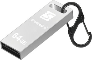 Simmtronics Ultra Speed USB 2.0 64GB Flash Drive Metal Body With Anti ...