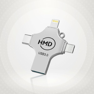 HMDO 512 GB 4 in 1 Pen Drive with Micro USB, USB A, Type-C for iOS ...