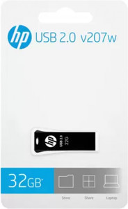 HP V207 2.0 32 GB Pen Drive BLACK 32 GB Pen Drive Compatible with ...