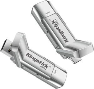 Kingstick KS109 128GB USB 3.1 Type C Super Speed Metal Pendrive for PC ...