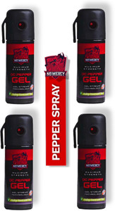 NO MERCY NO MERCY Red Chilli Pepper Spray Self Defence for Women Pack ...