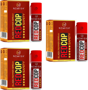 NEWISH Powerful Black Pepper Spray Self Defence for Women Pack Of 3 ...