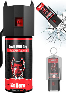 Devil Will Cry Pepper spray with glass breaker cap and free holster ...