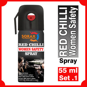 SORAX Powerful Red Chilli Pepper Spray Self Defence for Women 55 ml ...