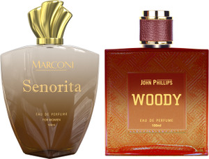 Buy Marconi SENORITA & WOODY Eau De French Perfume Combo Set For Men ...