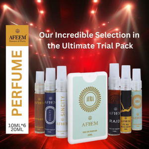 Buy Afeem Pack of 6 with Aura Pocket Eau de Parfum - 80 ml Online In ...