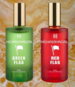 Buy HGHASAYAGIRL RED FLAG GREEN FLAG PERFUME SET BY OLGA. LONG LASTING ...