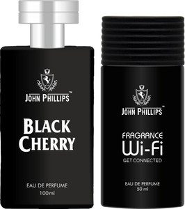 Buy John Phillips Black Cherry & Wifi | Eau De Perfume Combo Gift Set ...