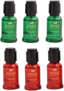 Buy FOGG Scent PRINCE 15ML x 3 & SULTAN 15ML x 3 Eau de Parfum - 90 ml ...