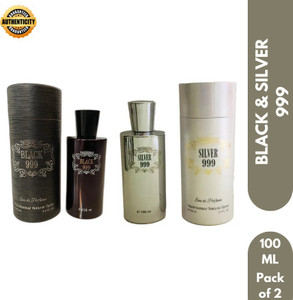 Buy RAMCO Black 999 & Silver 999 Perfume 100ML Eau de Parfum - 200 ml ...