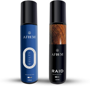 Buy Afeem Guilty Raid 120ml Combo1 Extrait De Parfum - 240 ml Online In ...