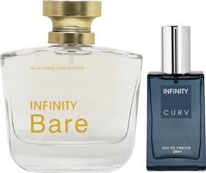 Buy INFINITY Bare 100ml & Curv 25ml Long Lasting Perfume Eau de Parfum ...