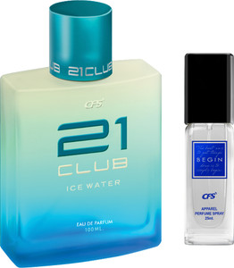 Buy CFS Ice Water 100ml Eau De Parfum & Begin Blue 25ml Long Lasting ...