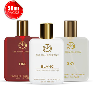Buy THE MAN COMPANY Blanc, Fire and Sky Perfume for Men Combo 3 x 50ml ...